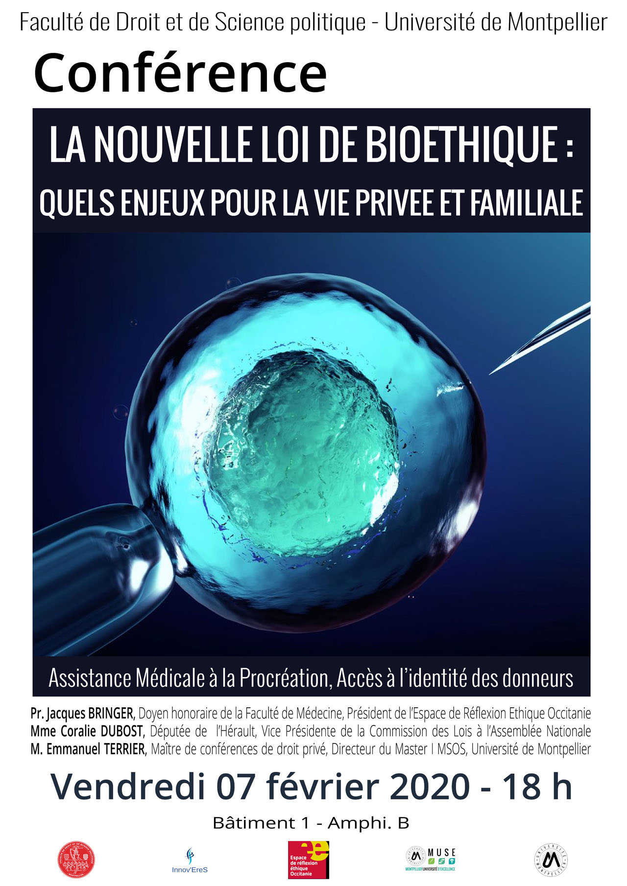 Conférence "La nouvelle loi Bioéthique : Quels enjeux pour la vie ...